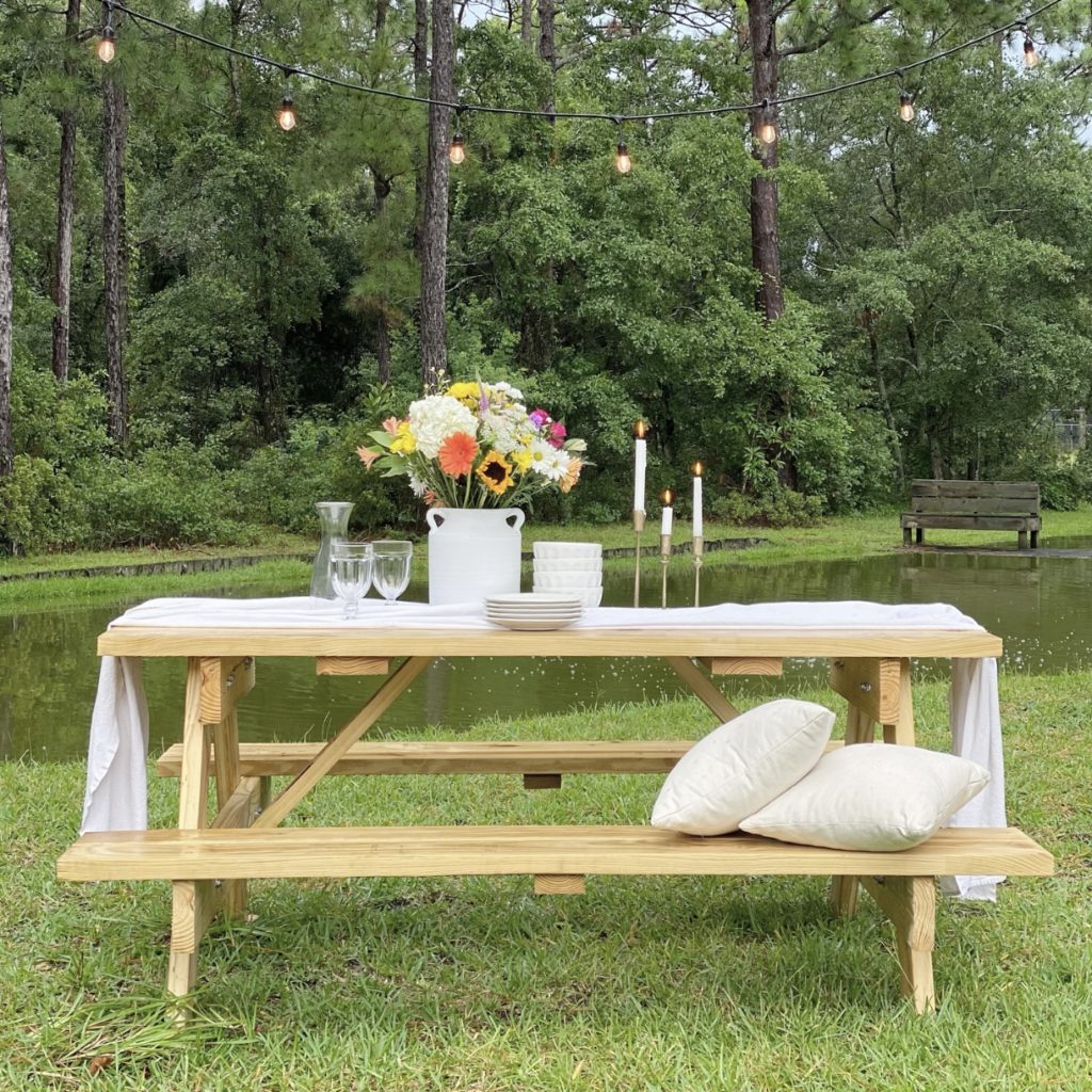 How to Build a Picnic Table - Cali Girl In A Southern World