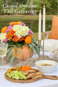 A Casual Outdoor Fall Gathering - Cali Girl In A Southern World