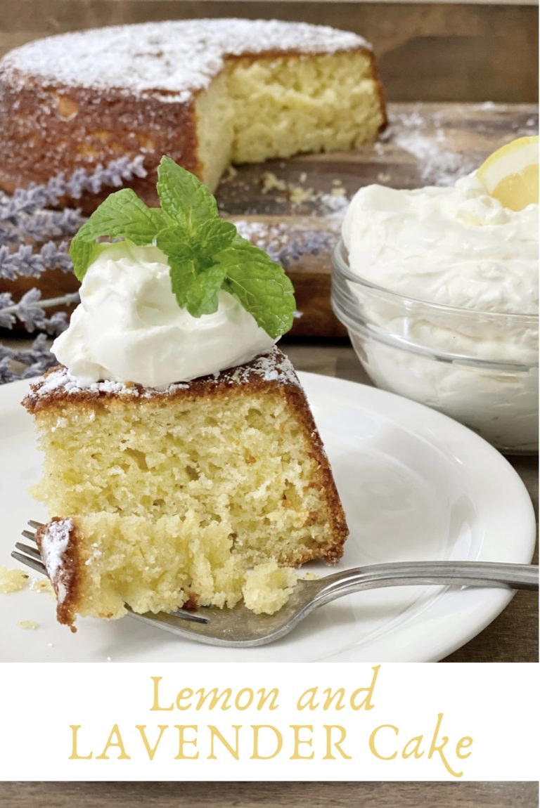 Lemon and Lavender Cake - Cali Girl In A Southern World