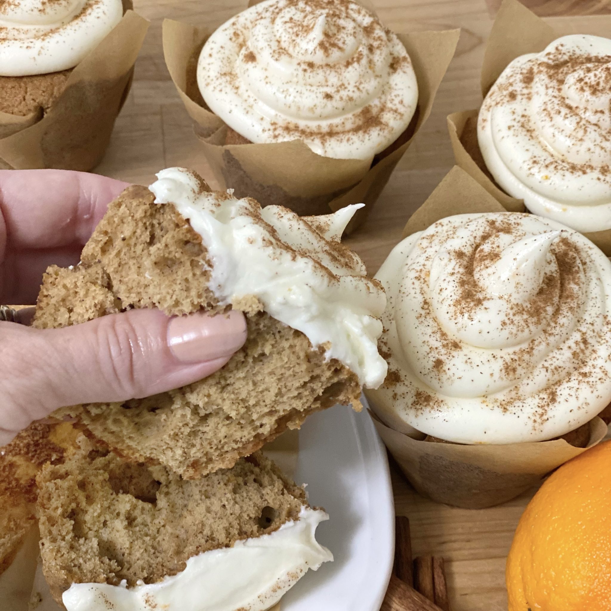 Orange Spice Cupcakes - Cali Girl In A Southern World